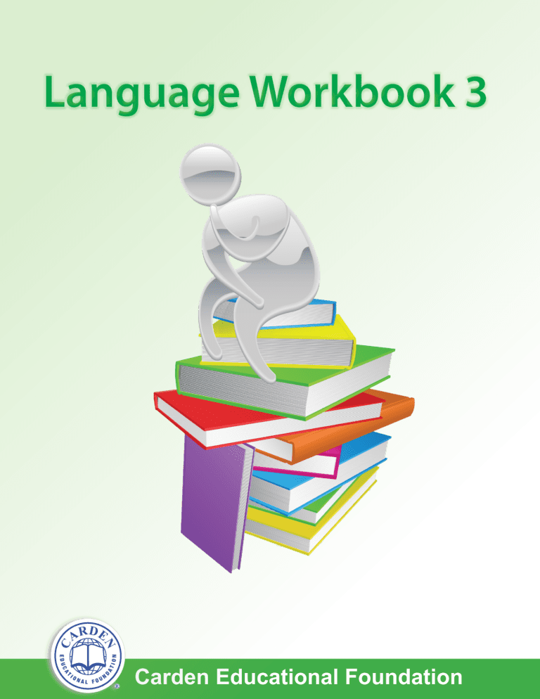 Language Workbook 3 - The Carden Educational Foundation