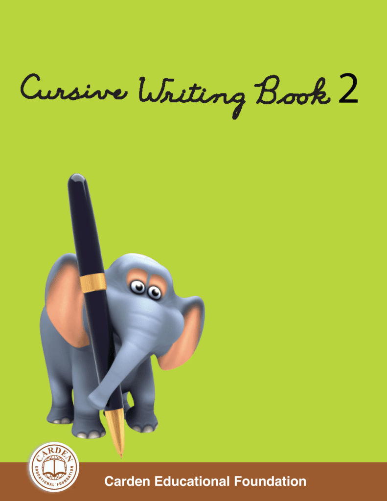 Teacher's Manual - Cursive Writing Book 2 - The Carden Educational ...