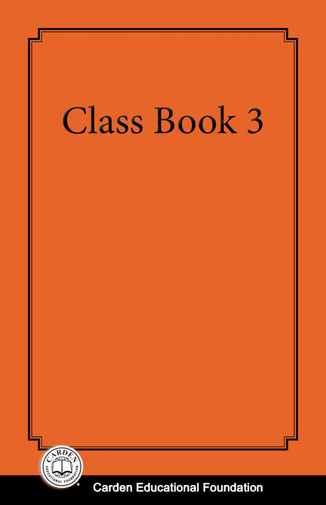 Class Book 3 - The Carden Educational Foundation