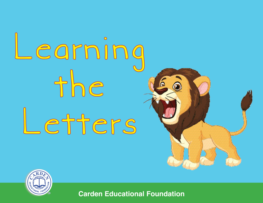 Learning to Print Archives - The Carden Educational Foundation