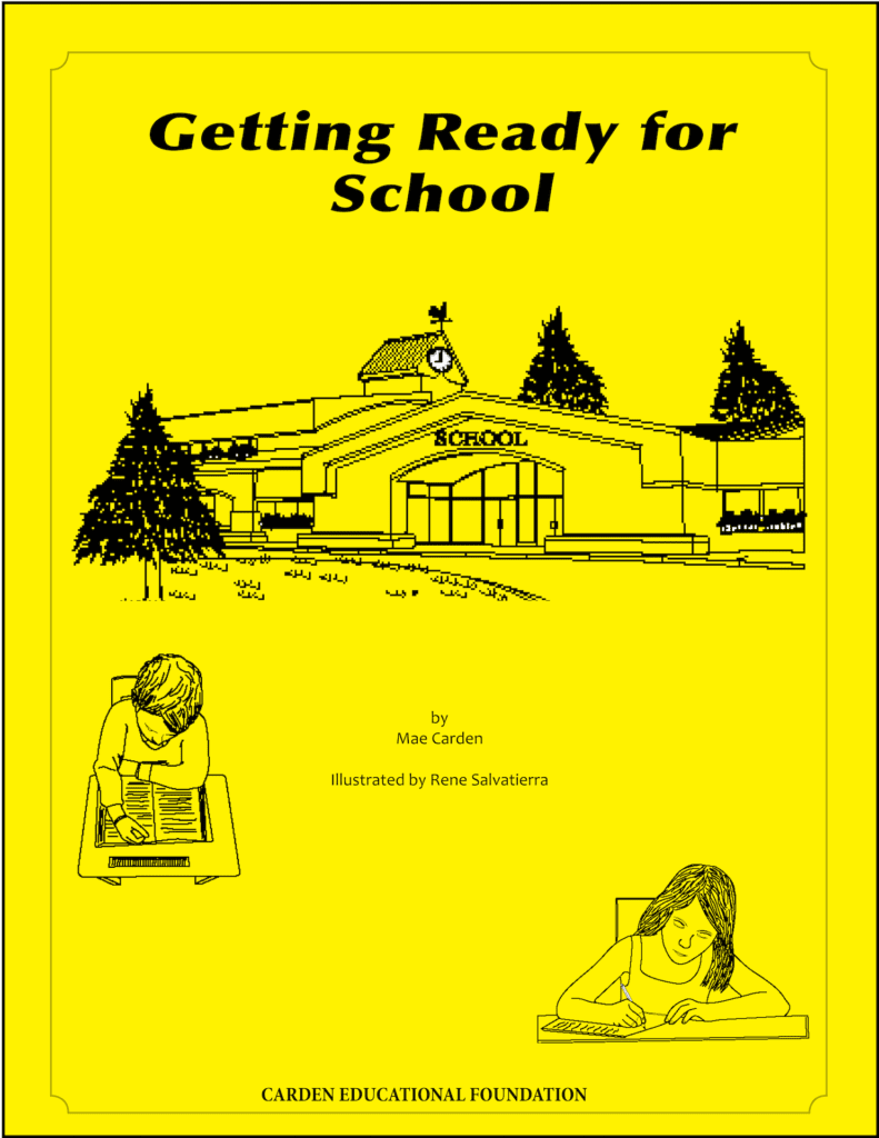 Getting Ready for School - Teacher's Edition - The Carden Educational ...
