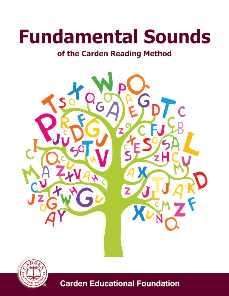 Consonants - Wall Chart - The Carden Educational Foundation