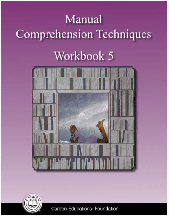Manual Comprehension Techniques Workbook 5 The Carden Educational Manual Comprehension Techniques Workbook 5 The Carden Educational