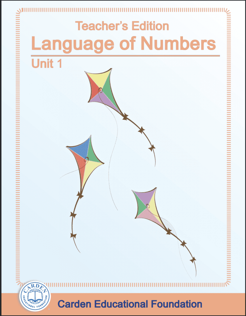 TED: Language of Numbers Unit 1 Teacher's Edition - The Carden ...