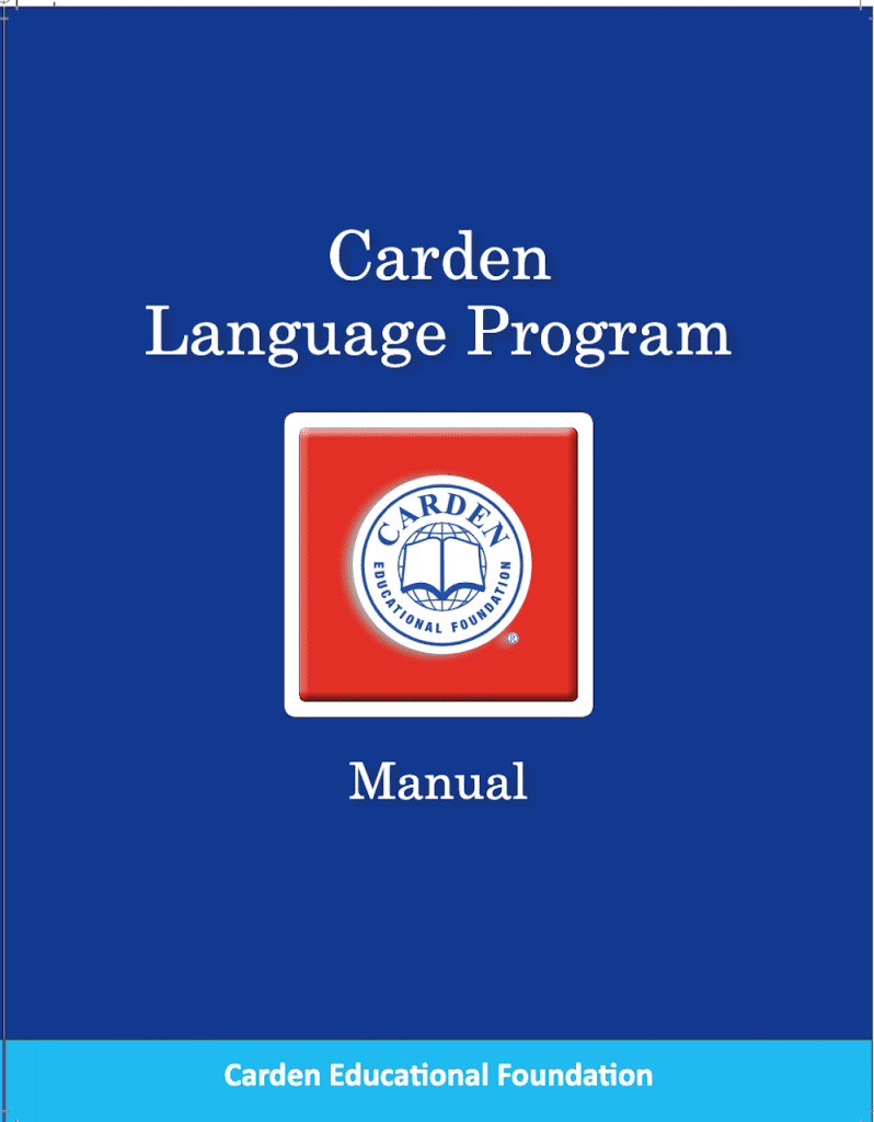 Blue Book Workbook - The Carden Educational Foundation